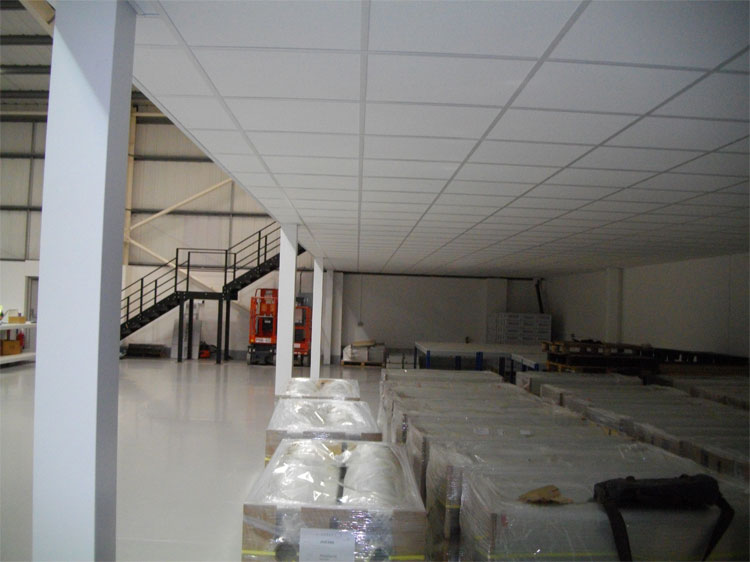 Mezzanine Floor with Fire Protection | Simple Mezzanines