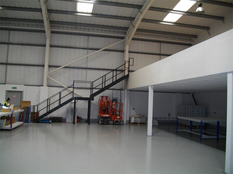 Mezzanine Floor with Fire Protection | Simple Mezzanines